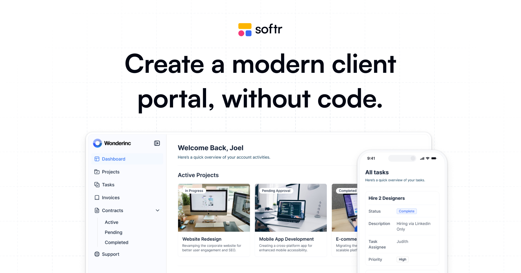 Build a Custom Client Portal with No Code | Softr